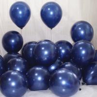 China wedding /birhtday party decoration matte pearl navy  blue color round helium latex balloon 12inch for sale
