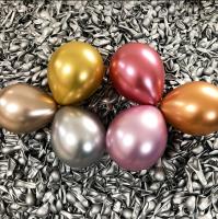 China Wholesale high quality 12 inch chrome  champagne gold rose gold silver color latex helium balloons for birthday  wedding for sale