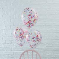 China custom made 12 inch clear silver and gold confetti latex nitrile balloons for christmas decoration for sale
