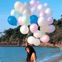 China Assorted Bright Colors Multicolored happy birthday helium latex balloons PARTY wholesale manufacturers for sale