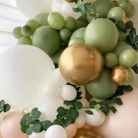 China 18inch chrome metallic colors rose gold latex balloons for birthtday wedding balloon garland decoration for sale