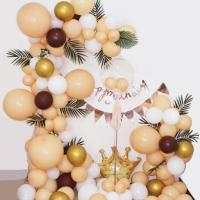 China Balloons Bouquet Morandi Color Balloon Balloons Olive Green Pastel Color Happy Birthday Anniversary Gift Toy Foil 14 Years & up for sale