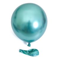 China birthday decoration party supplies rose gold pink silver assortment color  metallic latex chrome balloons 12inch for sale