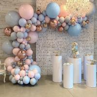 China 2022  trend retro colors  high quality 12 inch thick double layer latex retro balloons for birthday wedding parties for sale