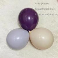 China 2022  trend retro colors  high quality 12 inch thick double layer latex retro balloons for birthday wedding parties for sale