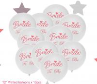 China Bachelorette Party Decorations Rose Gold Bridal Shower Supplies  bride to be latex balloons 12