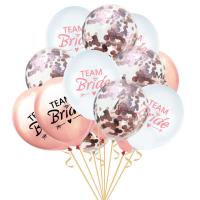 China Bachelorette Party Decorations Rose Gold Bridal Shower Supplies  bride to be latex balloons 12