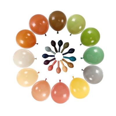 China 5inch  10inch 12 inches 18inch peacock color shaped retro latex balloons for sale