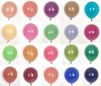 China 10inch 1st birthday party decorations set suppliers inflatable character Solid pastel balloons for sale