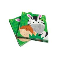 China Safari Animal Jungle Theme birthday Party Supplies  Tableware Set  of Plates  Napkins Tablecloths Straws for sale