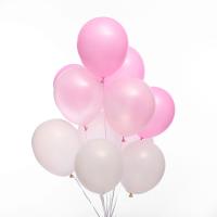 China high quality 12 inch different color pink balloons for girls birthday wedding party pink balloon arch making for sale