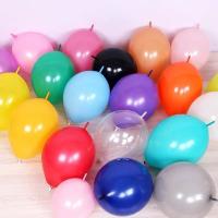China wedding birthday party decoration 10 inch standard colors assorted latex link balloons for sale