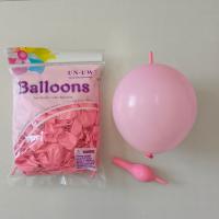 China wedding birthday party decoration 10 inch standard colors assorted latex link balloons for sale