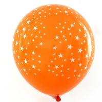 China Wholesale  12inch latex balloon party decoration high quality printing star printed assorted color balloons for sale
