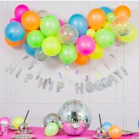 China 12inch Neon Glow Party Balloons UV Black Light Balloons Glow in the dark Luminous Helium Latex Balloon for sale