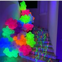 China 12inch Neon Glow Party Balloons UV Black Light Balloons Glow in the dark Luminous Helium Latex Balloon for sale