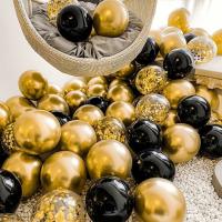 China High Quality Birthday Party Decorations Balloon 10 inch Metallic Chrome Balloons coloful metallic Latex Globos for sale