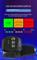 China Household Digital Blood Pressure Portable Monitor LCD Display Quick Measurement for sale
