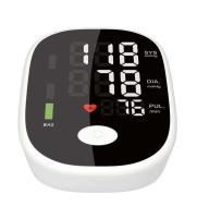 China Voice Automatic Broadcasting Large-Sized LCD Screen Arm Type Blood Pressure Meter for sale