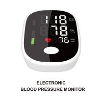 China Voice Automatic Broadcasting Large-Sized LCD Screen Arm Type Blood Pressure Meter for sale