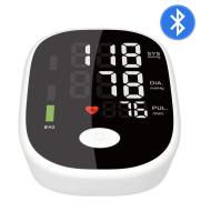 China Portable Accurate Digital Sphygmomanometer With Voice Prompt Large Screen LCD Display's Digital BP Meter for sale