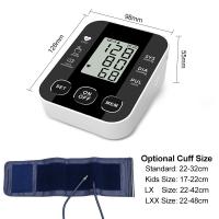 China Digital Blood Pressure Monitor With Voice Function & Large LCD Display for sale