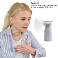 China Electric Handheld Portable Nebulizer Machine Quiet Working White Portable Atomizer for sale