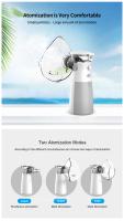 China Electric Handheld Portable Nebulizer Machine Quiet Working White Portable Atomizer for sale