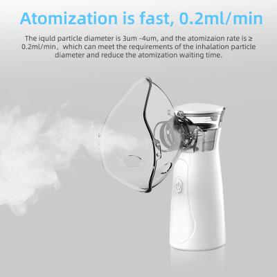 China Medical Handheld Quiet Portable Nebulizer Uniform Atomization for sale