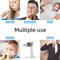 China Silent White Handheld Portable Nebulizer For Adults Electric Nebulizer Machine for sale