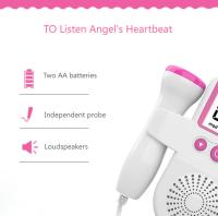 China Nine Weeks Baby Fetal Heart Detector Ultrasound Fetal Doppler Heart Monitor for sale