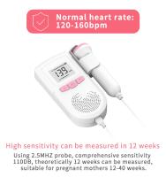 China Ultrasound Fetal Heart Detector Technology Fetus Fetal Heart Monitoring Machine for sale