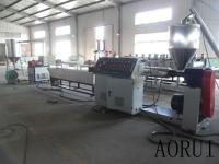 China Recycled Water Ring Granule Single Screw Extruders For Waste Flakes for sale