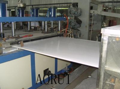 China WPC Foam Board Extrusion Machine for Pavilion Decorative PVC Foamed Board 1220x2440mm for sale
