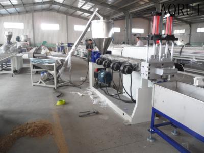 China Water Ring Pelletizing Machine for Recycled HDPE LDPE PP Film Flakes 100-1000kg/h for sale