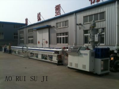 China HDPE Cable Plastic Pipe Extrusion Line with 30:1 L/D Ratio and 80 kg/h Output Capacity for PP/PE/HDPE Materials for sale