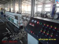 China PVC Conduit Pipe Plastic Extrusion Machinery Conical Twin Screw Extruder for sale