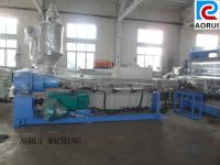 China Double Screw PVC Plastic Sheet Extrusion Line 80mm Conical Twin Screw 500-1200mm Width for sale