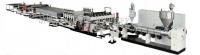 China Single Screw Plastic Sheet Extrusion Machine 120mm Hollow Grid Sheet Line 450kg/h for sale