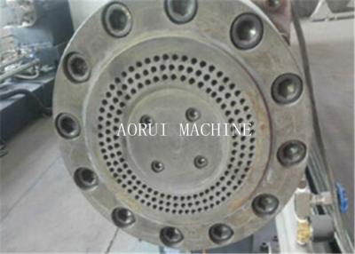 China PVC Double Screw Plastic Granules Production Line , PVC Hot Cutting Granules Machine for sale