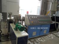 China High Efficiency Plastic Pipe Extrusion Line , PPR SIngle Screw Pipe Extrusion Machinery for sale