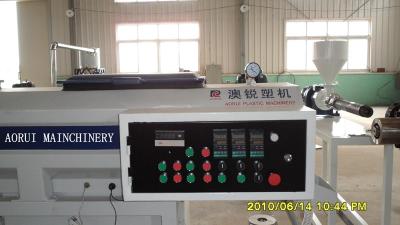 China PVC Plastic Pipe Extrusion Line Twin Pipe Vacuum Sizing System 16mm-63mm 12m/min for sale