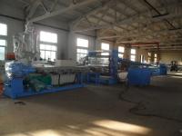 China PC Plastic Sheet Extrusion Line , PP Sheet Machine Hollow Grid Board Production for sale