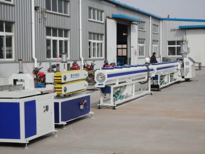 China 380V 38Cr Screw PE PPR Plastic Pipe Extruder Heat Resistance for sale