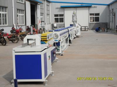 China High Efficiency PE Pipe Extrusion Line 20-160mm Full Automatic Plastic Pipe Making Machinery for sale