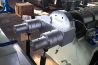 China Plastic pvc Pipe Extrusion Line , Double Screw Twin Pipe Extrusion Line for sale