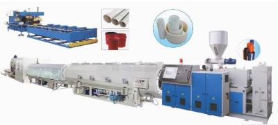 China Plastic Extrusion Line Plastic Extrusion Machine , PVC Cable Protection Pipe Production Line for sale