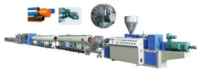 China PVC Pipe Extrusion Line Double Screw Extruder Machine 20-800mm Pipe Diameter for sale