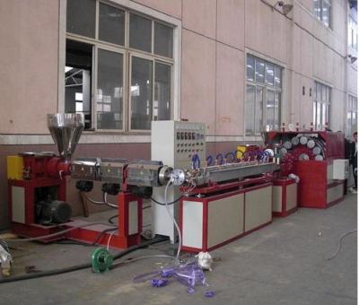 China Fiber Reinforced Soft Plastic Pipe Extrusion Line , Pvc Hose Making Machine for sale