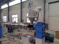 China Fully Automatic PE Single Screw Extruder Line / Production Line Plastic Pipe Making for sale